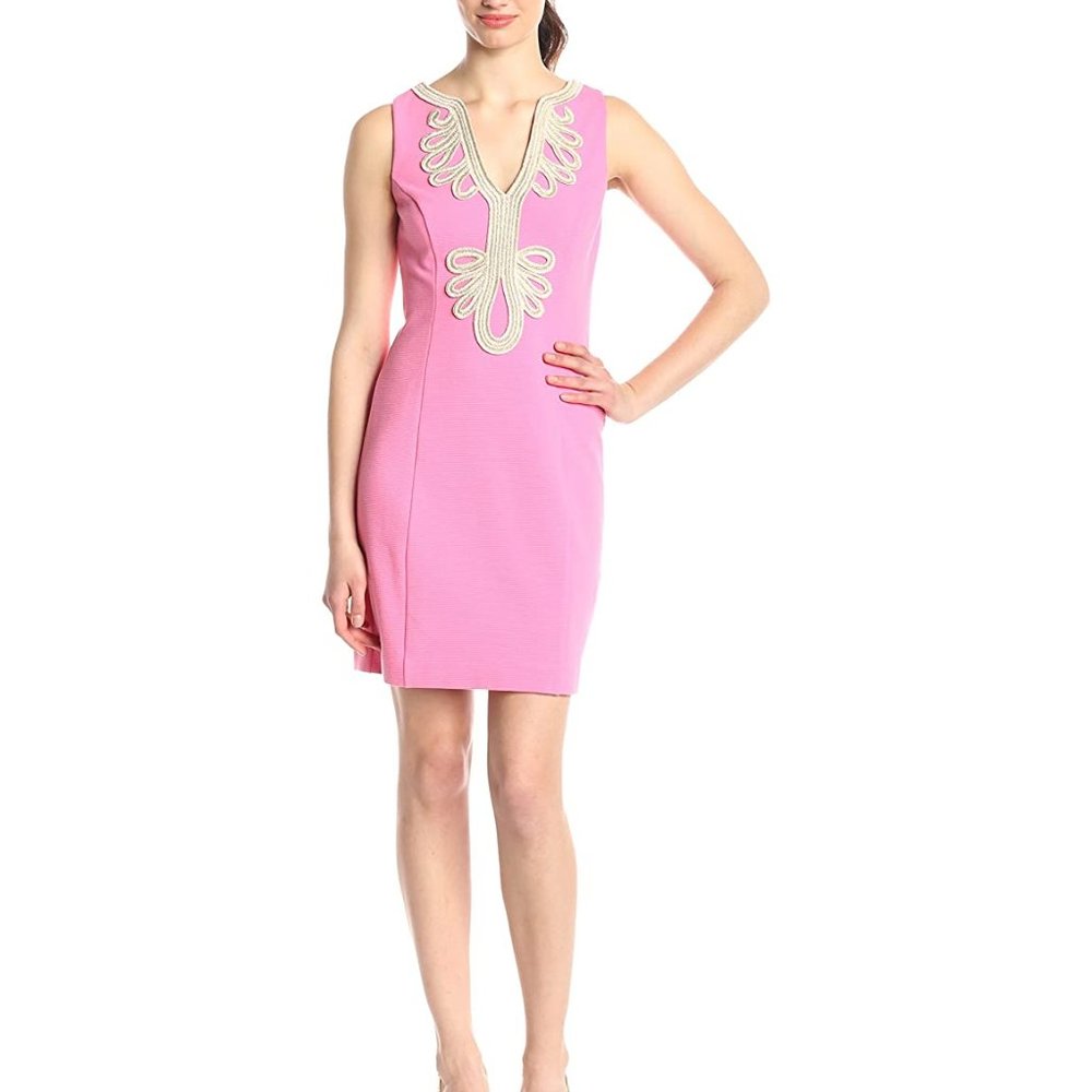 Lilly Pulitzer Janice Shift Dress, Pink, Medium - Gem